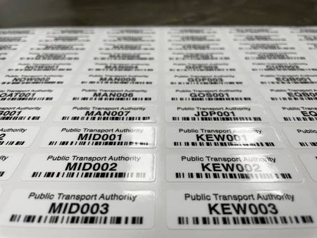 Asset Label Printing & Asset Stickers | The Label Factory